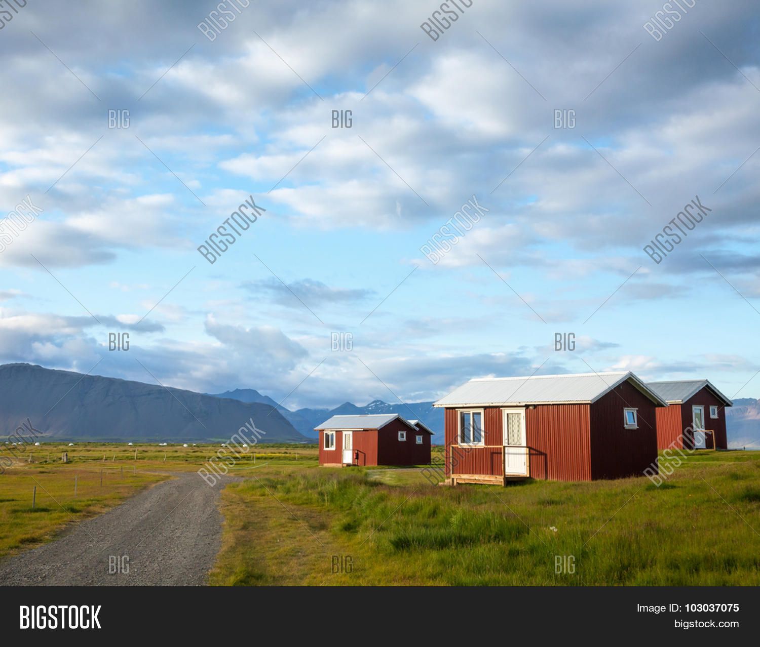 Red Cottages Campsite Image & Photo (Free Trial) | Bigstock