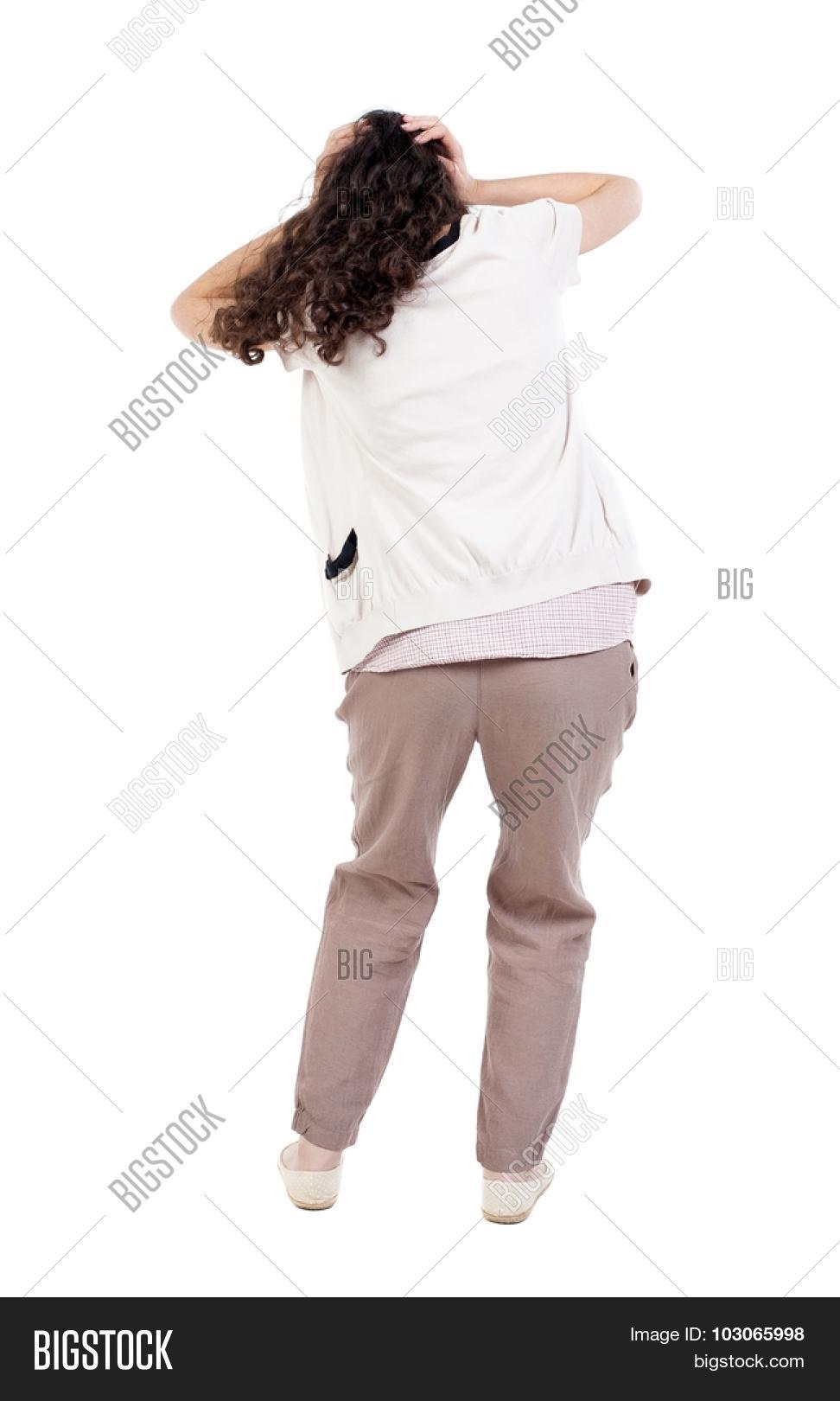 Back View Shocked Girl Image & Photo (Free Trial) | Bigstock