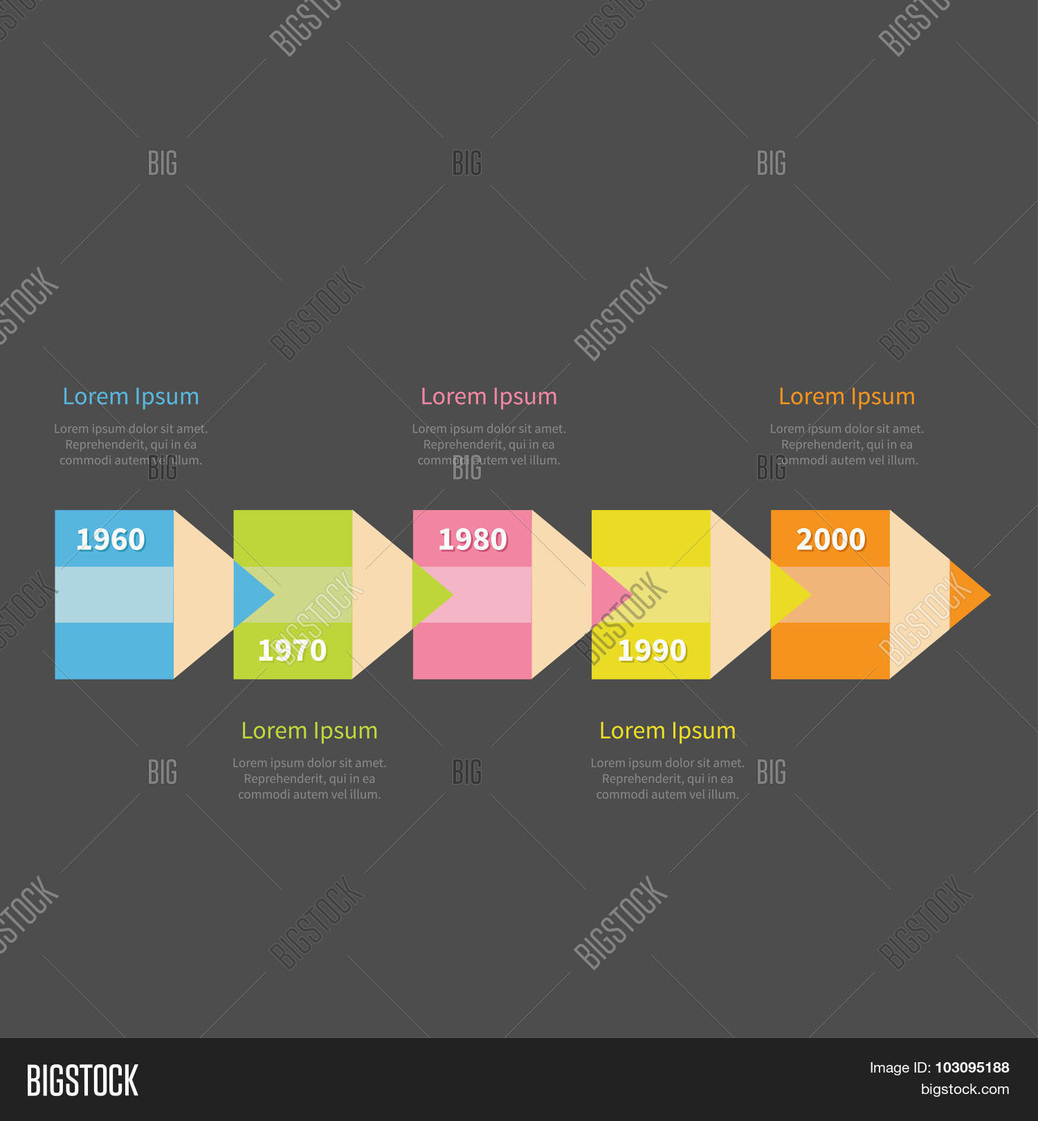 Colorful Pencil Arrow Vector & Photo (Free Trial) | Bigstock