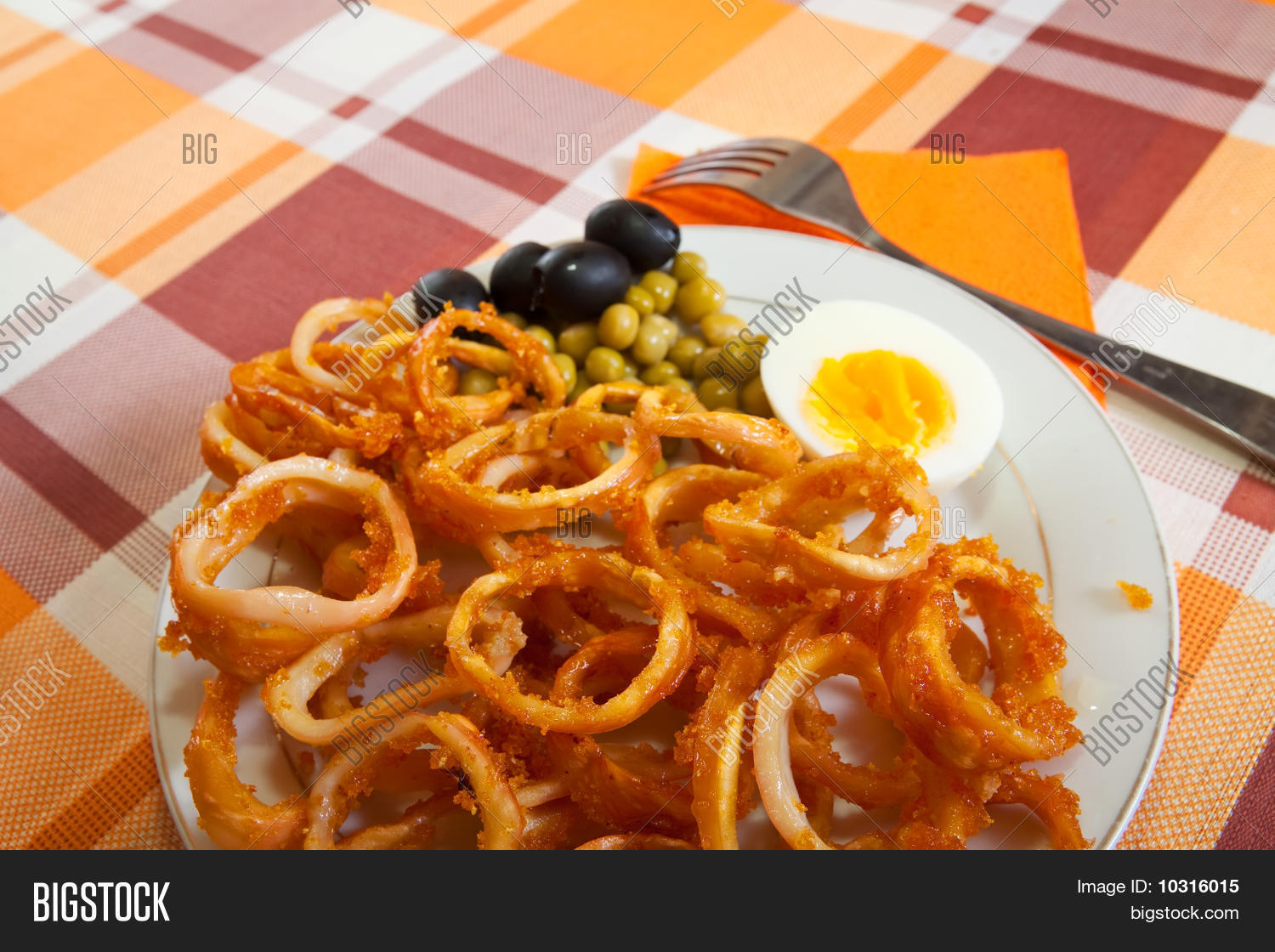 Fried Calamaries Rings Image & Photo (Free Trial) | Bigstock