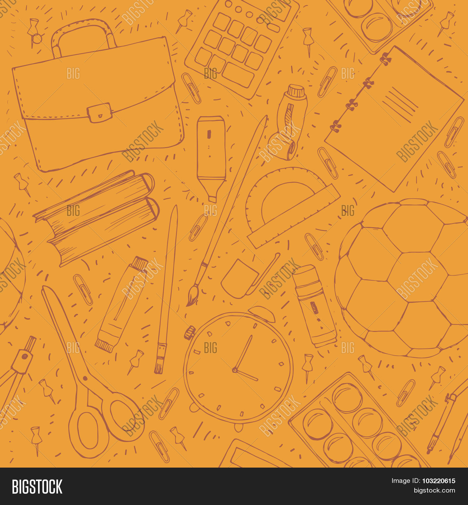 Hand Drawn School Vector & Photo (Free Trial) | Bigstock