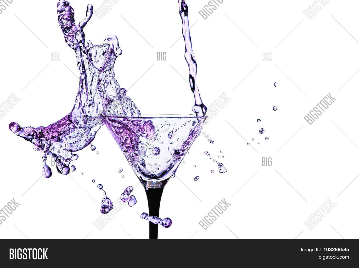 Cocktail Glass Splash Image & Photo (Free Trial) | Bigstock