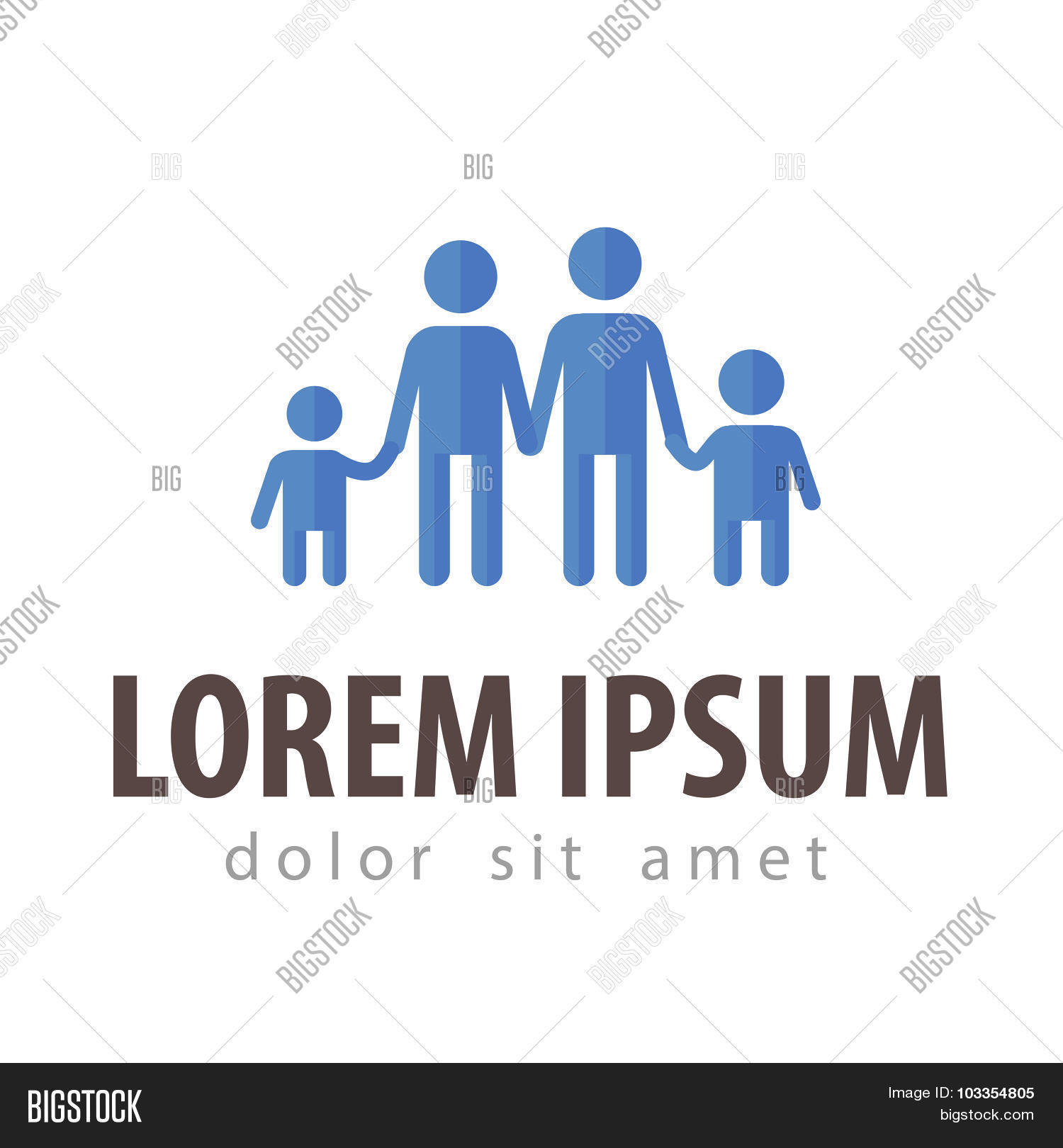 Family Vector Logo Vector & Photo (Free Trial) | Bigstock