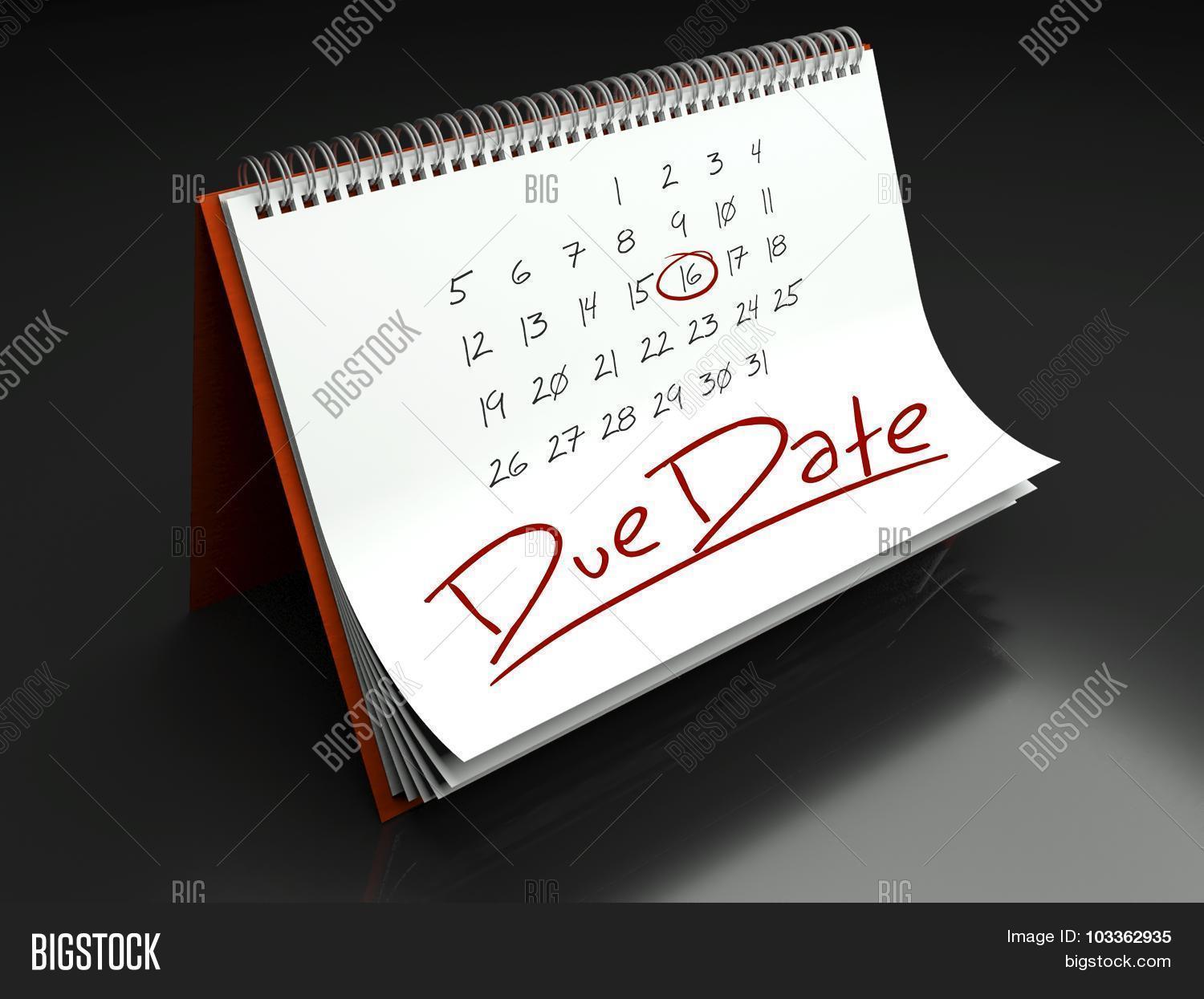 Due Date Important Day Image & Photo (Free Trial) | Bigstock