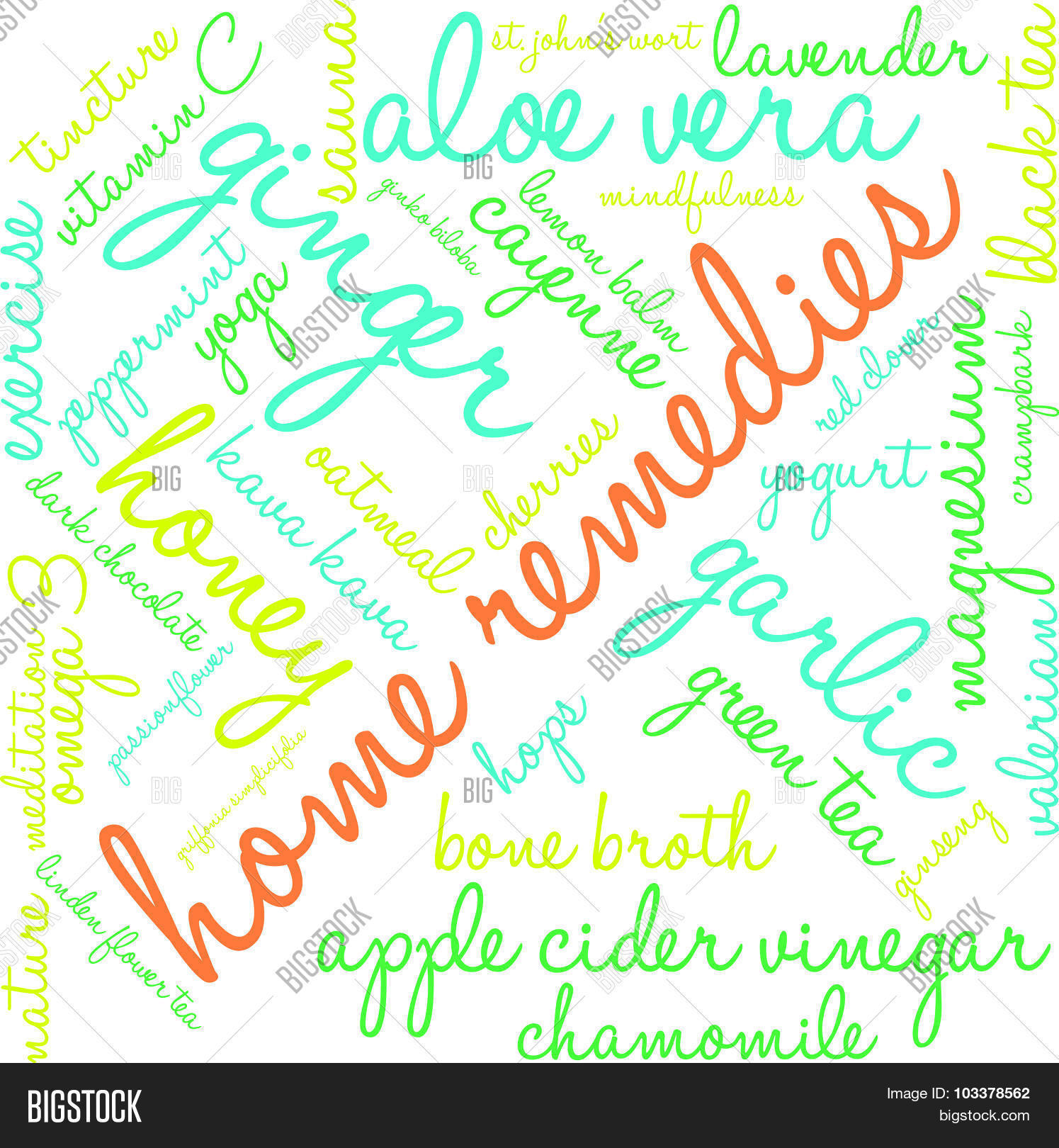 Home Remedies Word Vector & Photo (Free Trial) | Bigstock