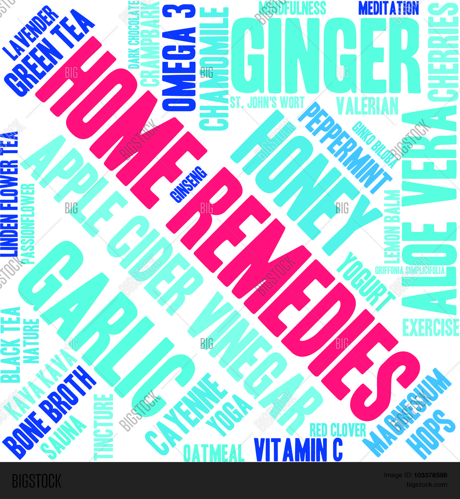 Home Remedies Word Vector & Photo (Free Trial) | Bigstock