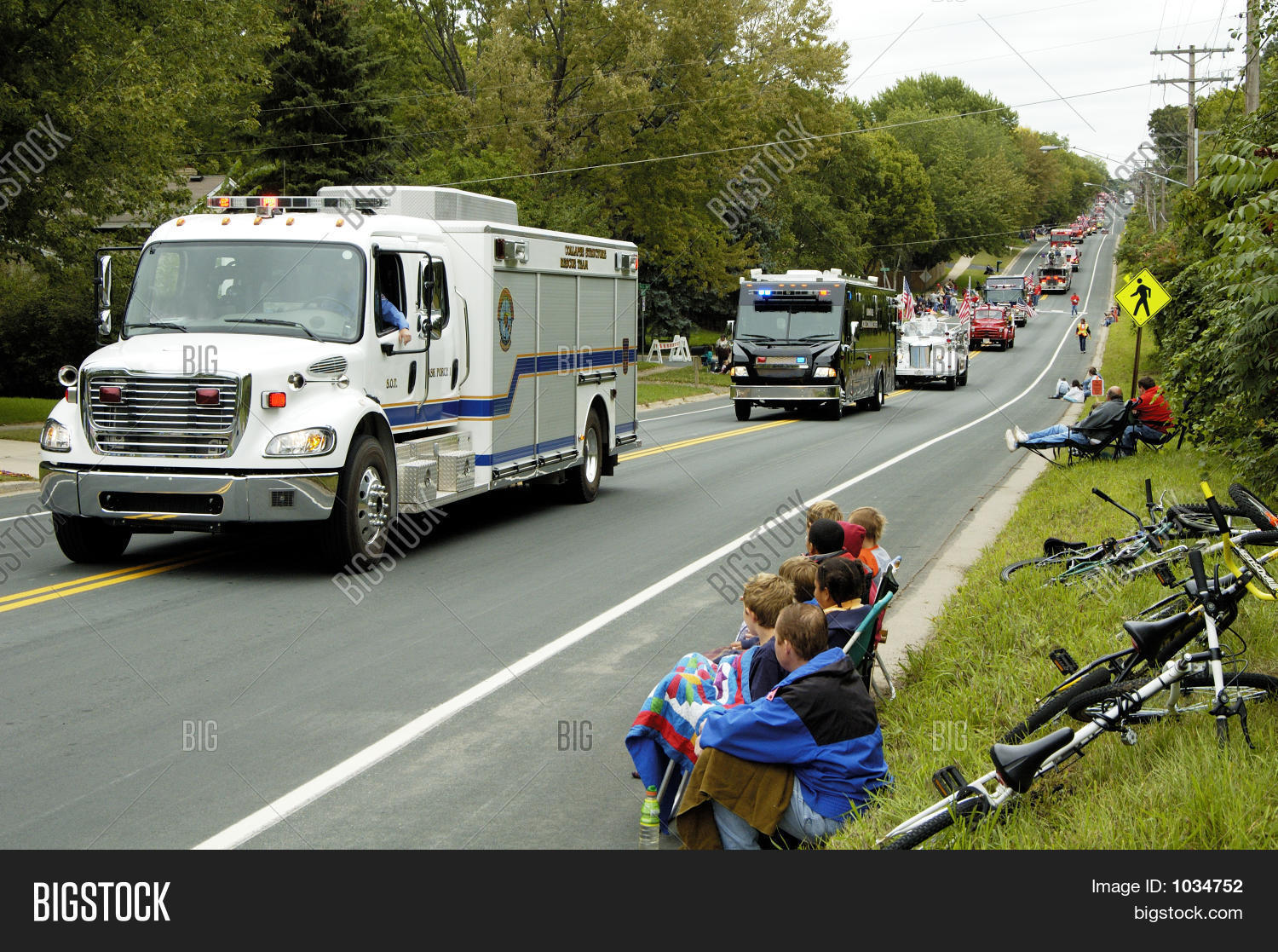 Fire Truck Parade 5 Image & Photo (Free Trial) | Bigstock