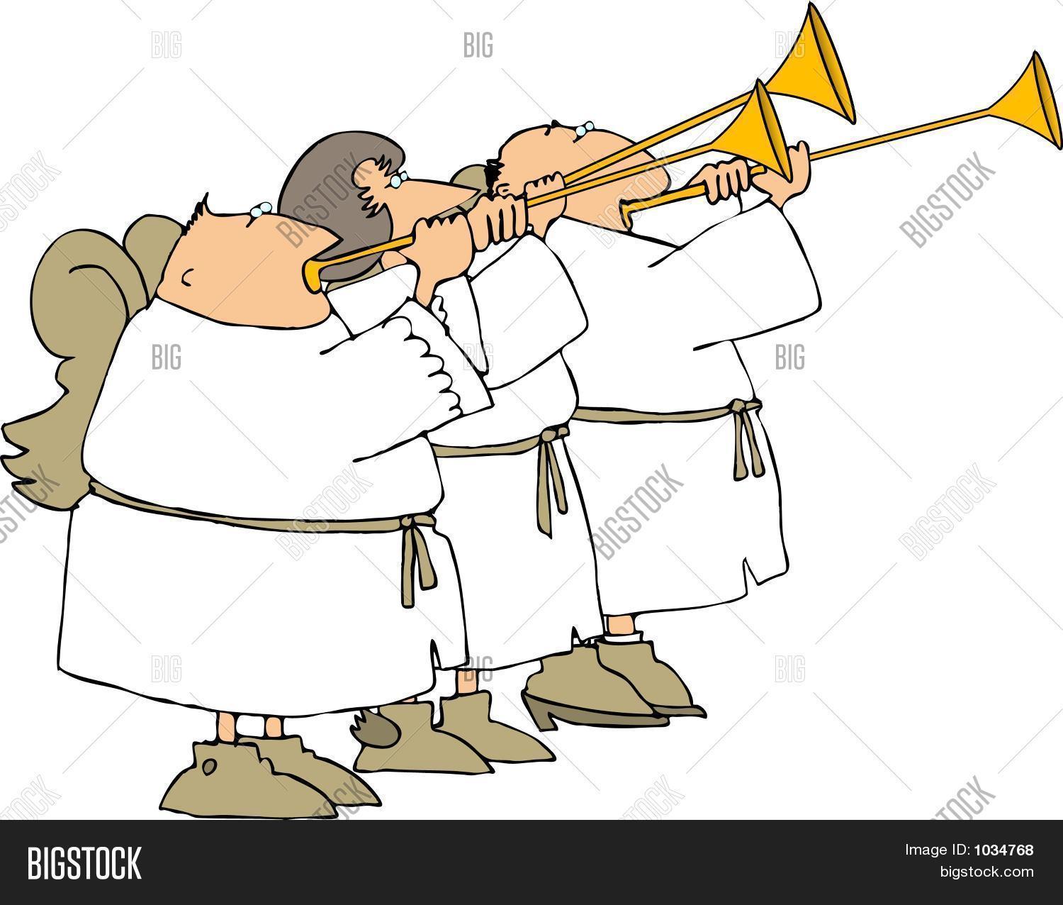 Three Angel Trumpeters Image & Photo (Free Trial) | Bigstock