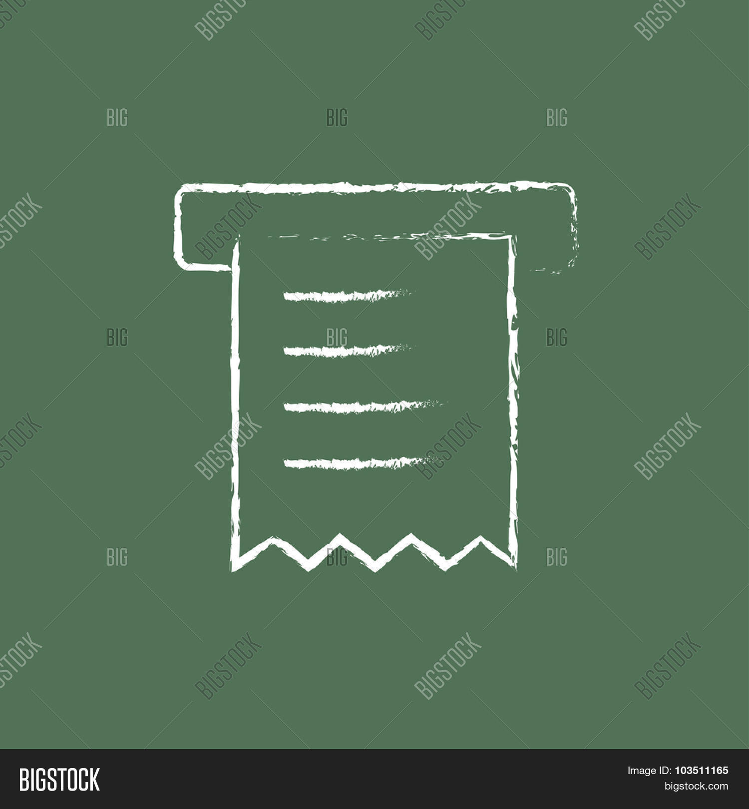 Receipt Hand Drawn Vector & Photo (Free Trial) | Bigstock