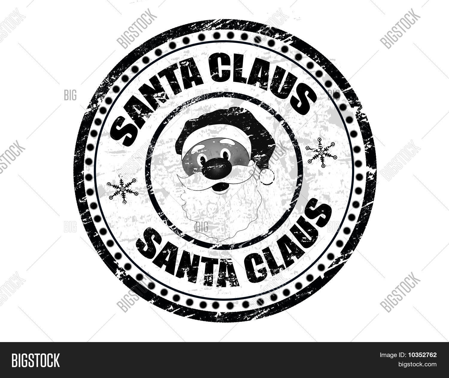 Santa Claus Stamp Vector & Photo (Free Trial) | Bigstock