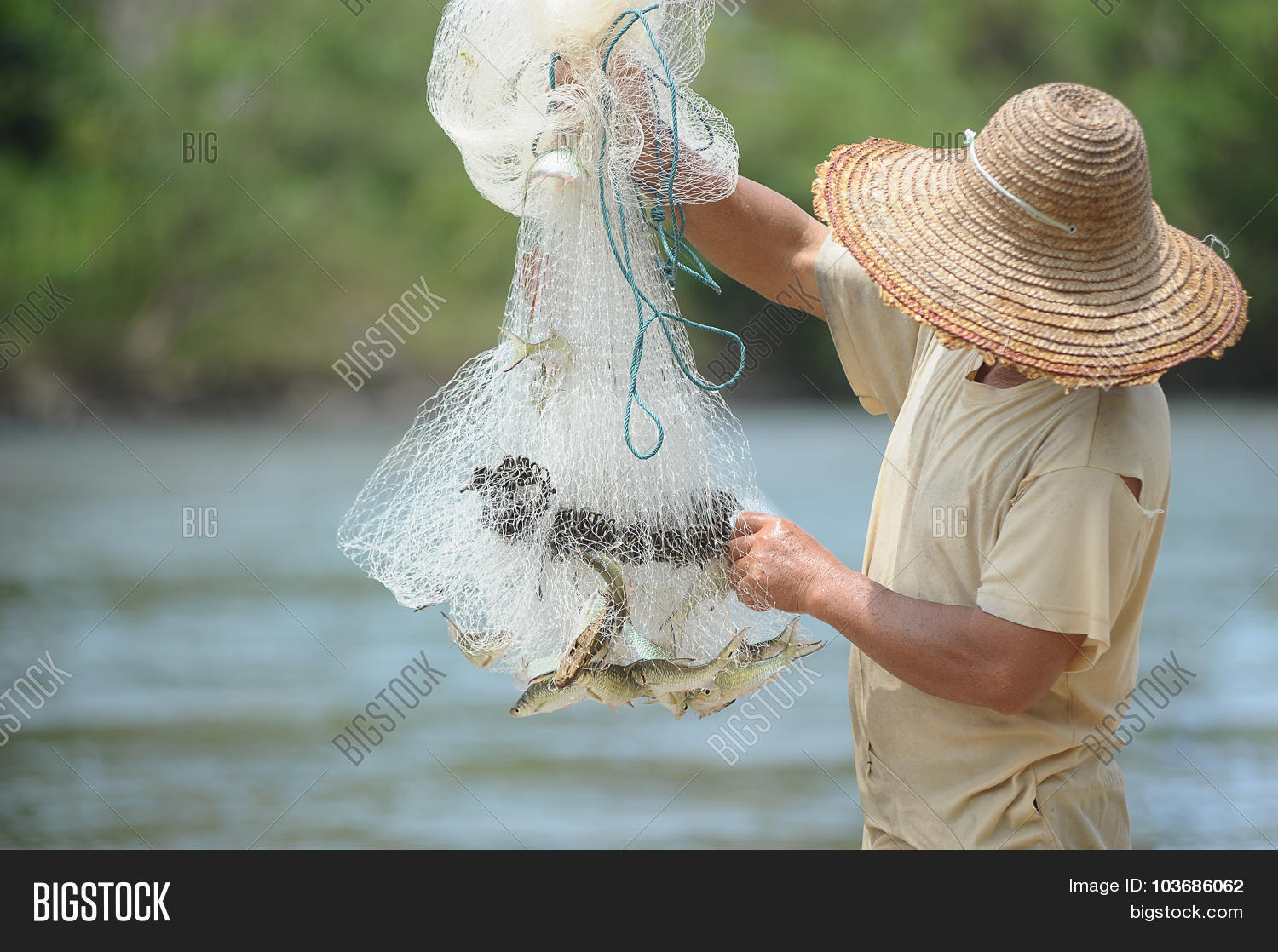 Catch Day Man Lifting Image & Photo (Free Trial) | Bigstock