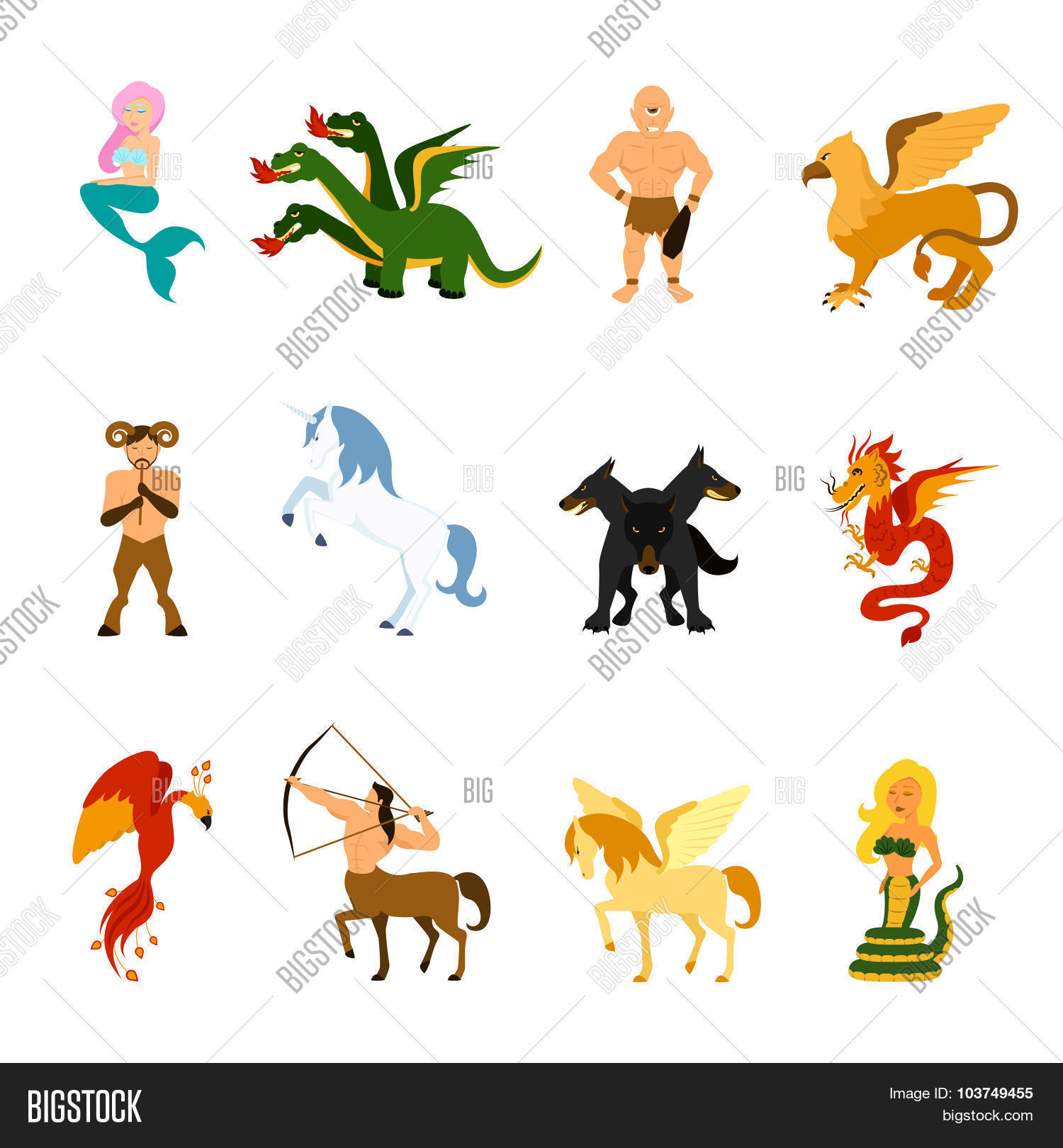 Mythical Creature Vector & Photo (Free Trial) | Bigstock