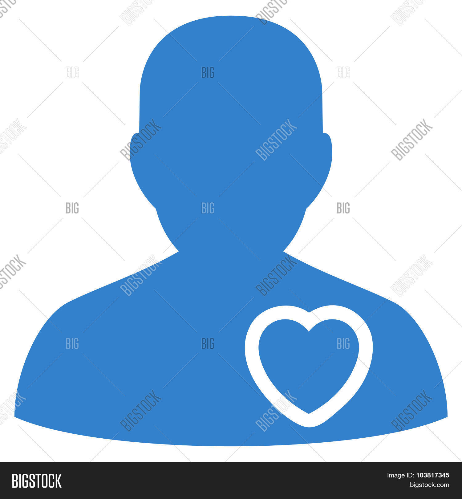 Patient Heart Icon Vector & Photo (Free Trial) | Bigstock