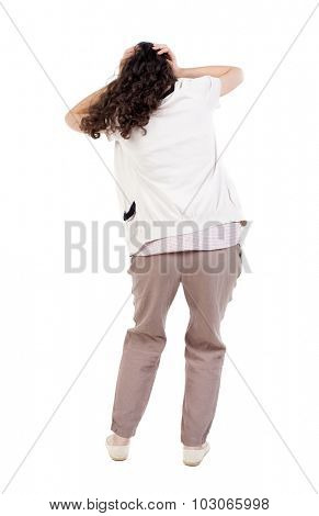Back View Shocked Girl Image & Photo (Free Trial) | Bigstock