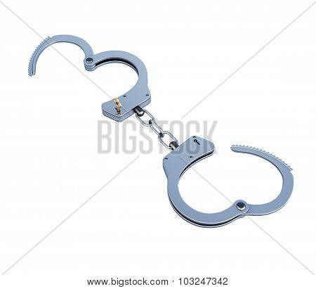 Steel Police Handcuffs Image & Photo (Free Trial) | Bigstock