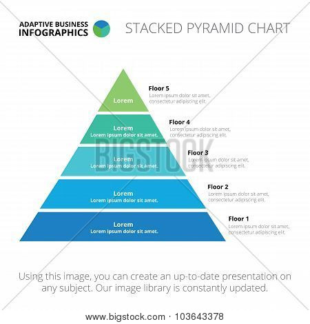 Stacked Pyramid Chart Vector & Photo (Free Trial) | Bigstock