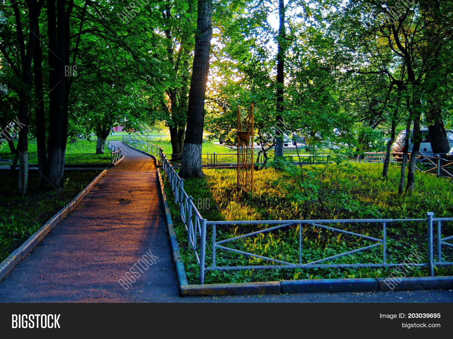 Asphalt Walkway Image & Photo (Free Trial) | Bigstock