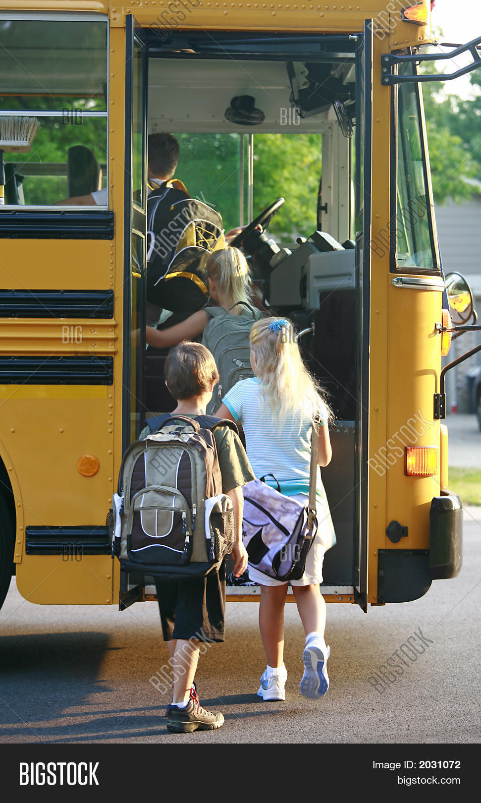 Kids Getting On School Image & Photo (Free Trial) | Bigstock