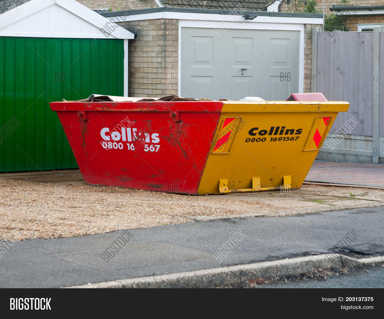 Skip Waste Outside Image & Photo (Free Trial) | Bigstock