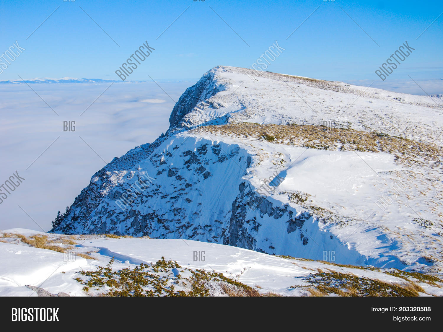 Mountain Peak Above Image & Photo (Free Trial) | Bigstock