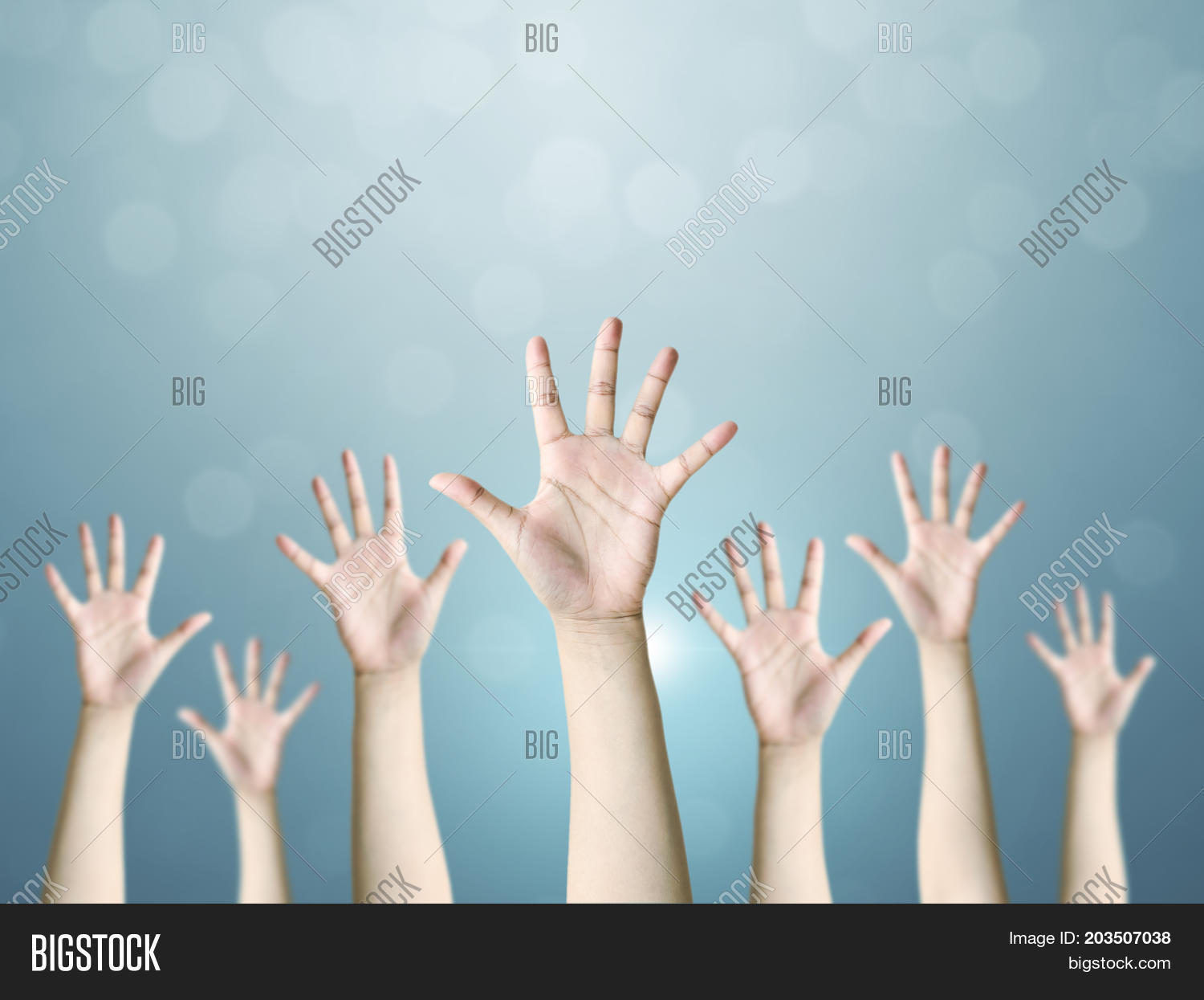 Group Hand Raise Many Image & Photo (Free Trial) | Bigstock
