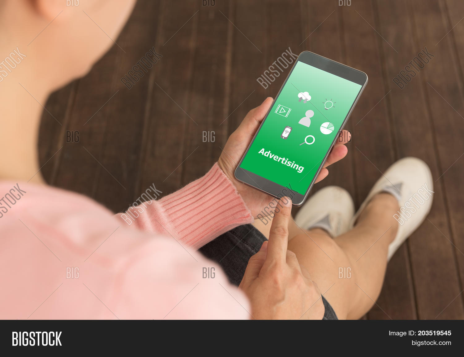 Advertising On Mobile Image & Photo (Free Trial) | Bigstock