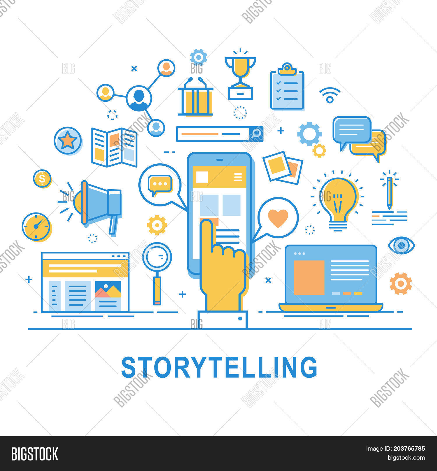 Storytelling Vector. Vector & Photo (Free Trial) | Bigstock