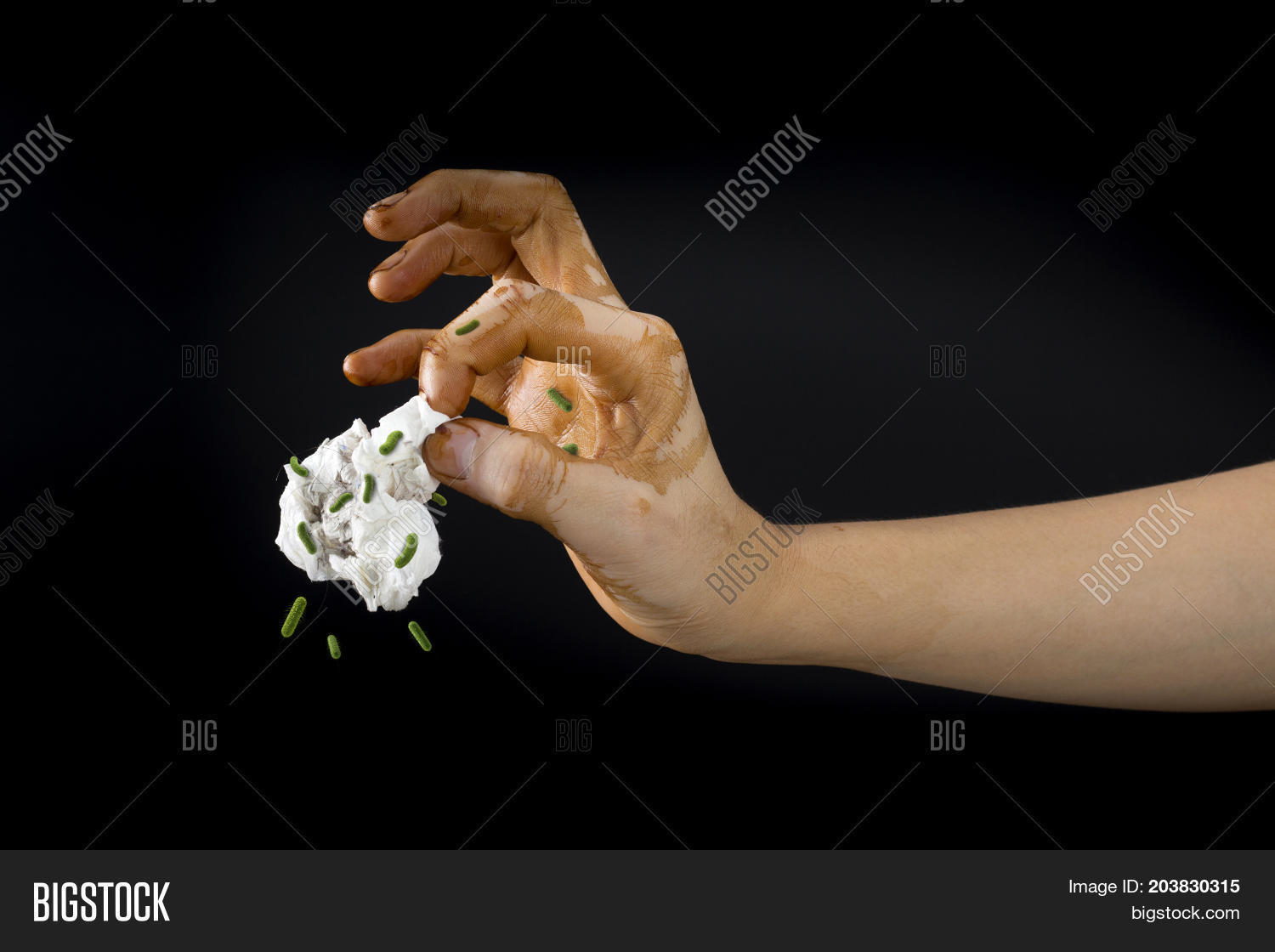 Dirty Hand Germs Image & Photo (Free Trial) | Bigstock