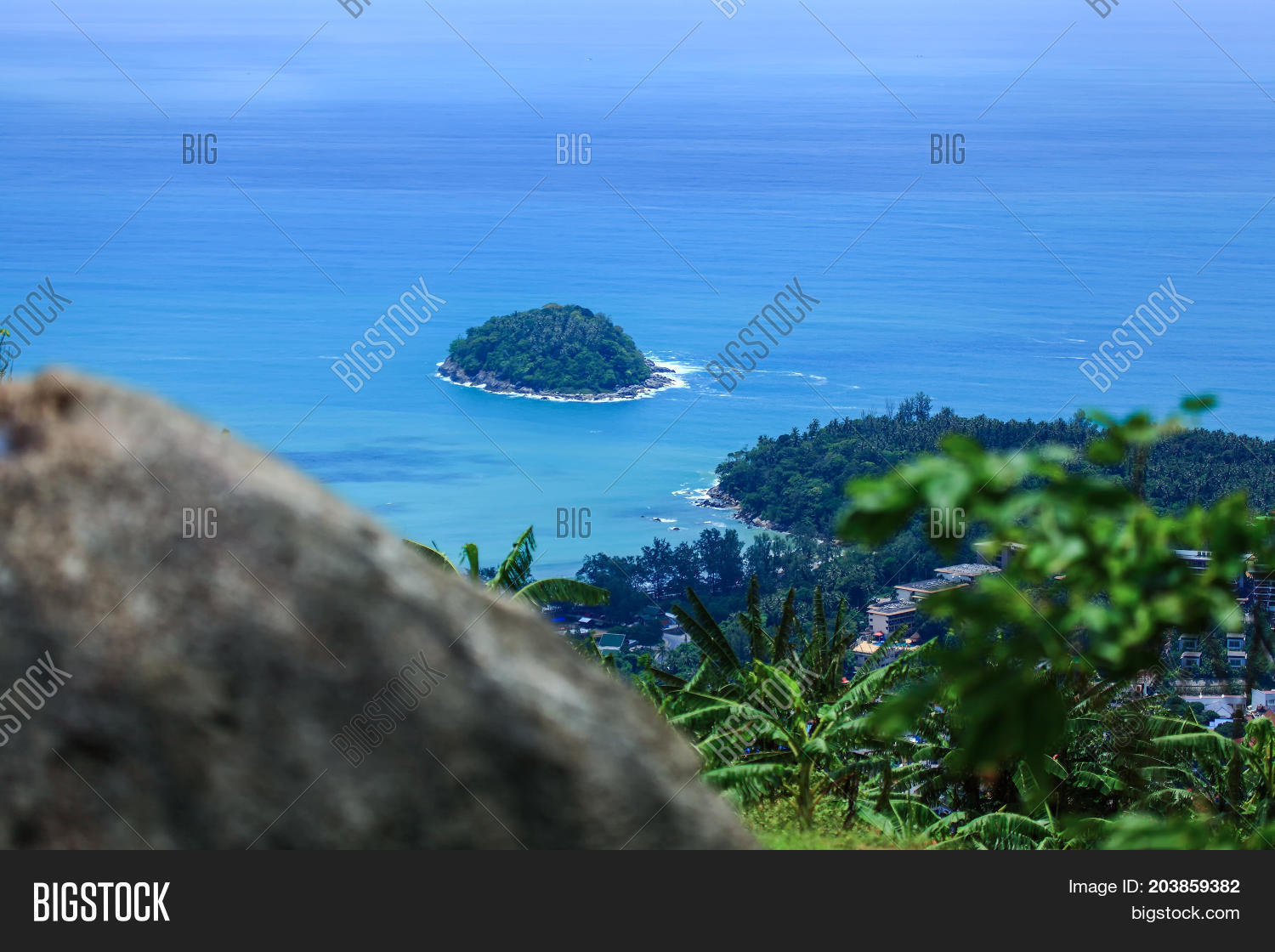Distant Island. Small Image & Photo (Free Trial) | Bigstock