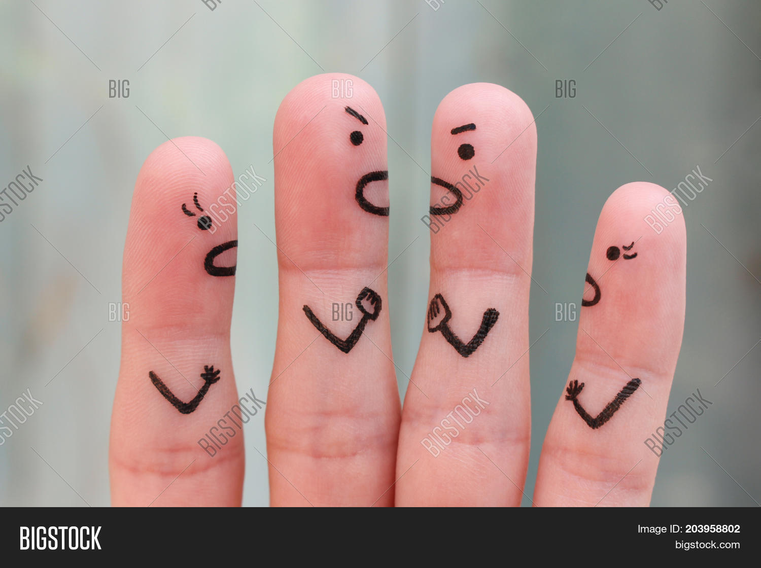 Fingers Art People Image & Photo (Free Trial) | Bigstock