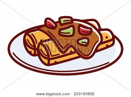 Enchilada Images, Illustrations & Vectors (Free) - Bigstock