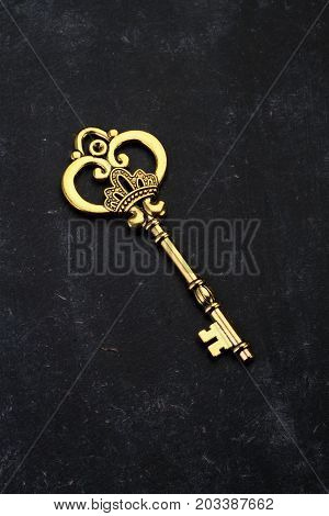 Golden Vintage Key Image & Photo (Free Trial) | Bigstock