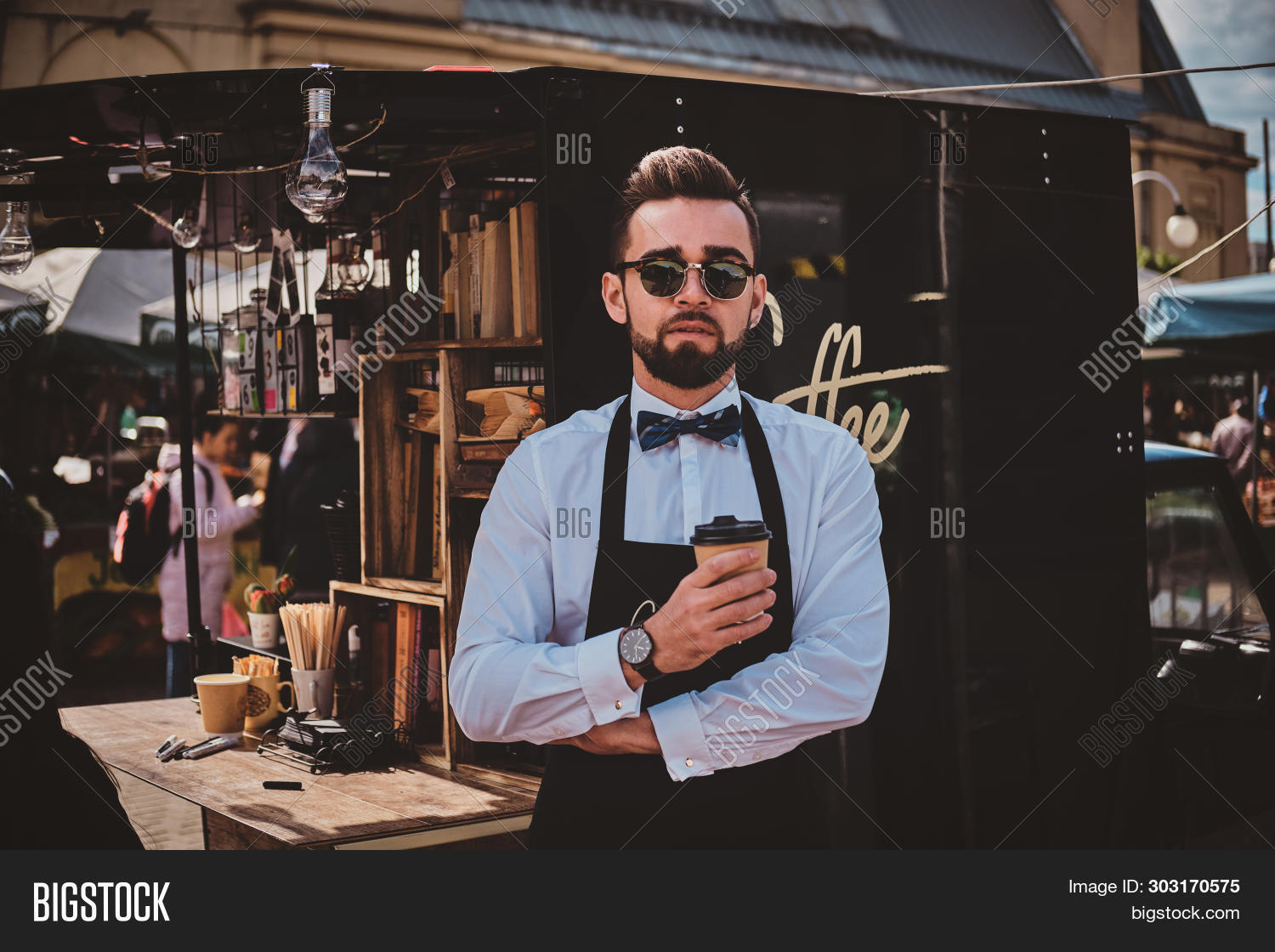 Elegant Trendy Barista Image & Photo (Free Trial) | Bigstock