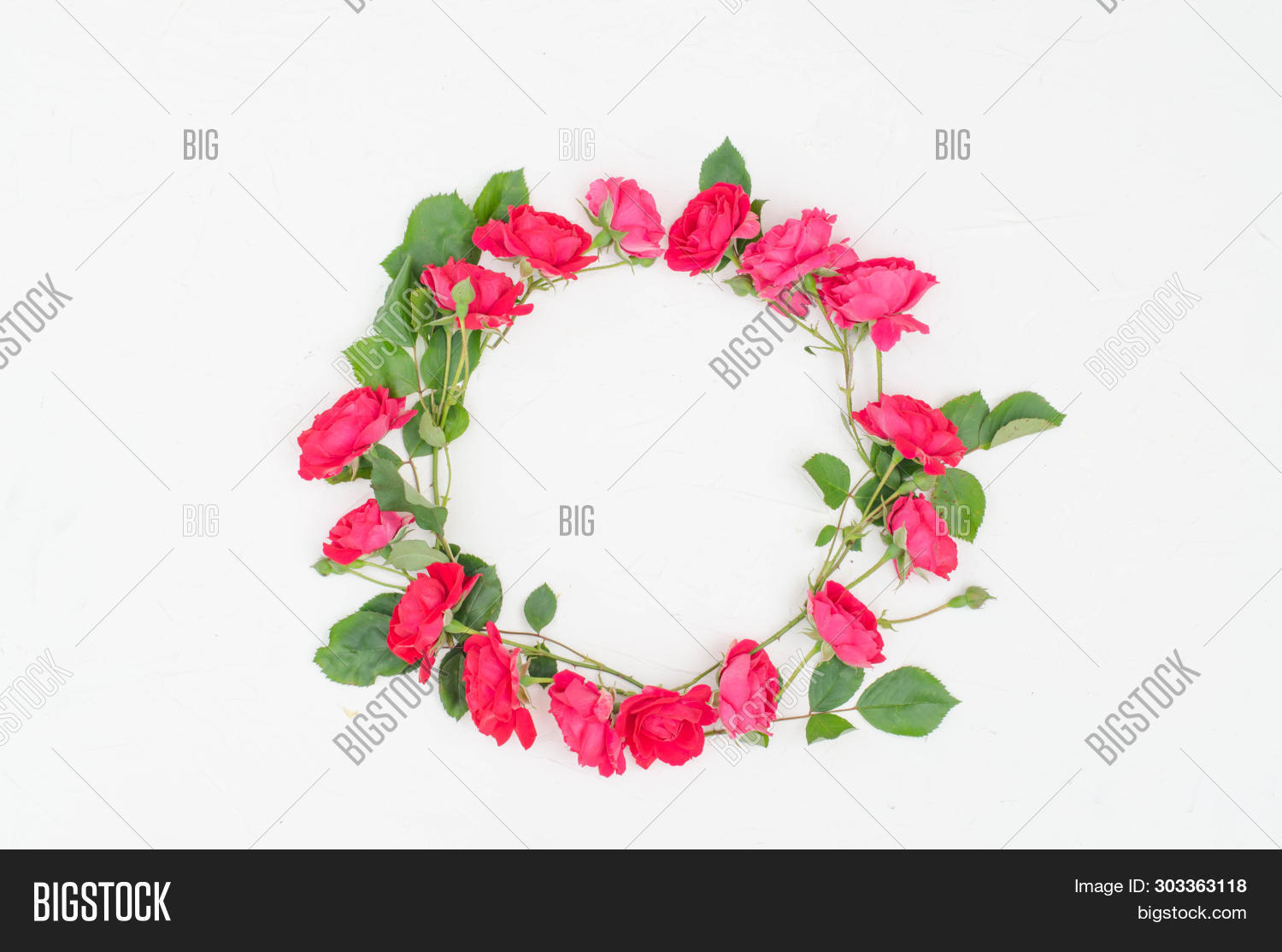 Pink Roses Formed Image & Photo (Free Trial) | Bigstock