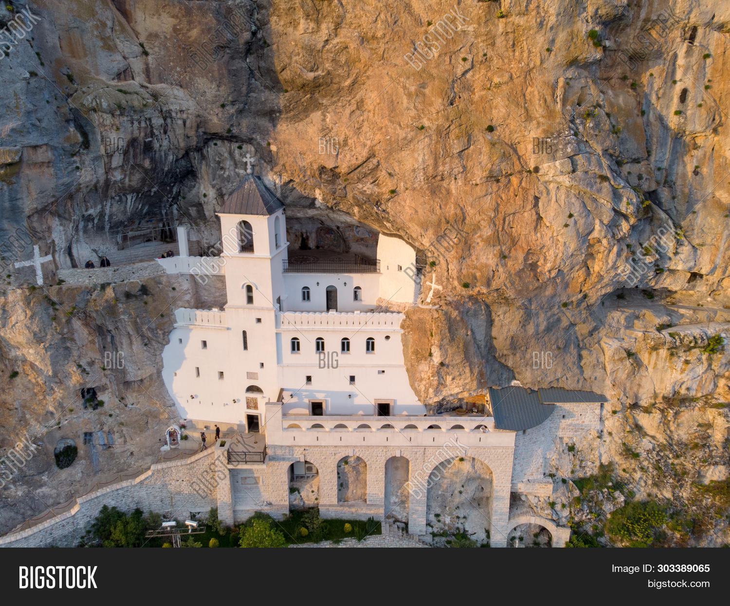 Monastery Ostrog Image & Photo (Free Trial) | Bigstock