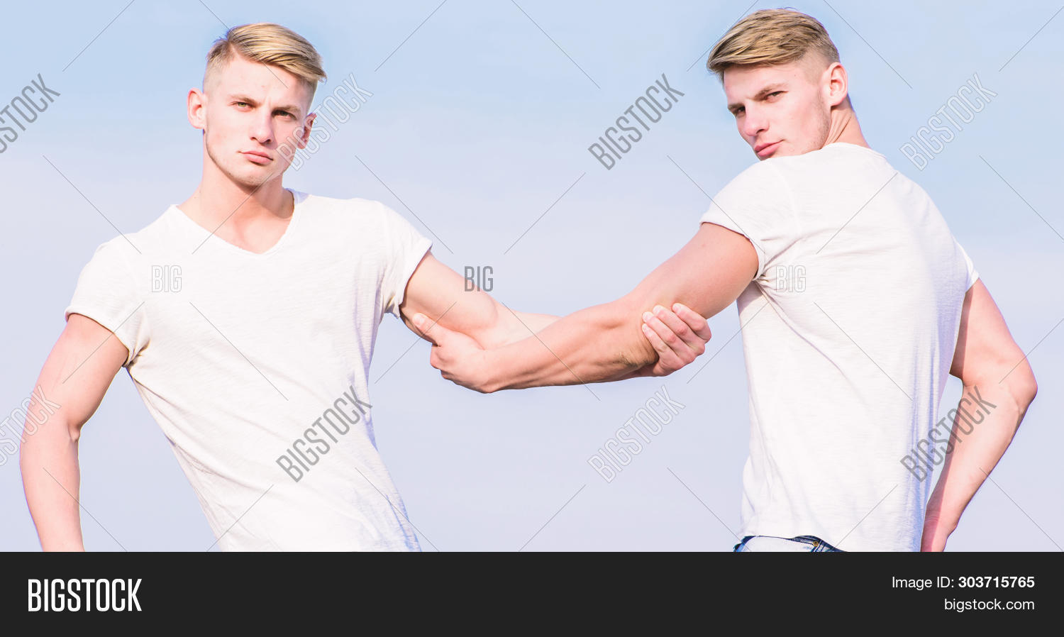 Men Muscular Twins Image & Photo (Free Trial) | Bigstock