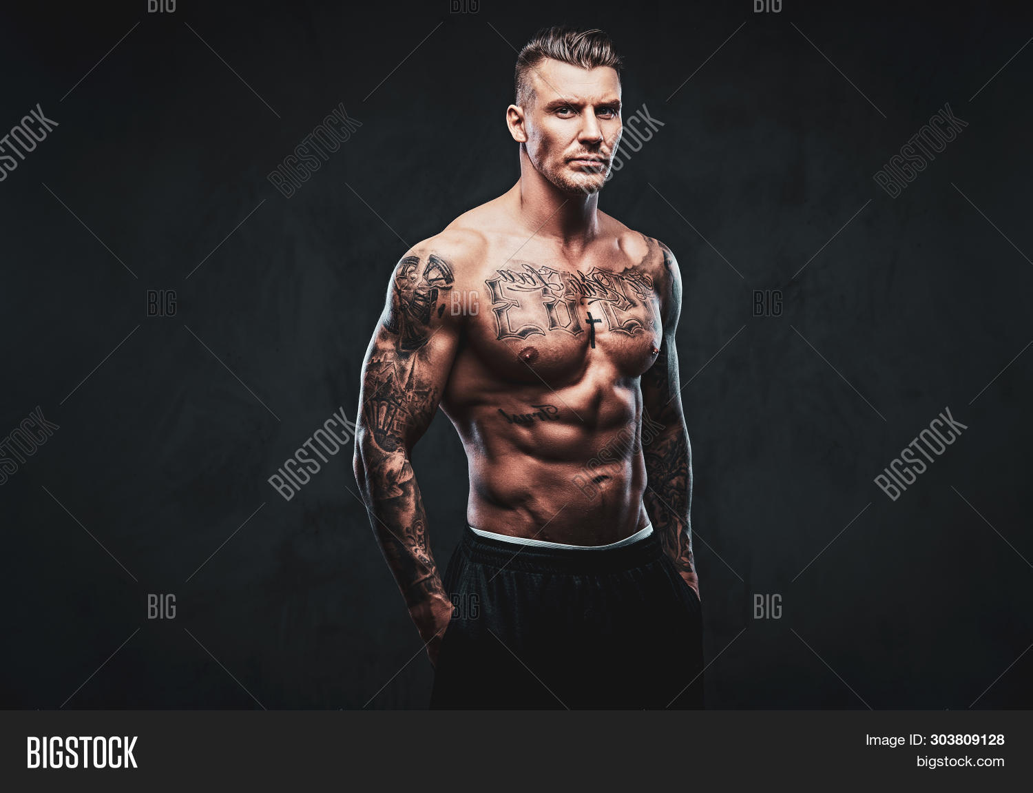 Tattooed Muscular Image & Photo (Free Trial) | Bigstock