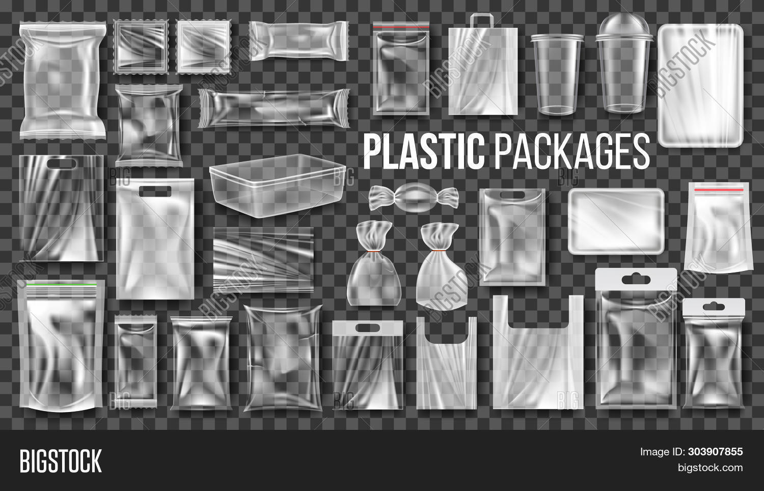 Plastic Packages Wrap Image & Photo (Free Trial) | Bigstock