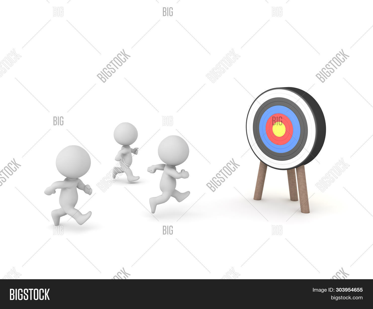 3D Characters Running Image & Photo (Free Trial) | Bigstock