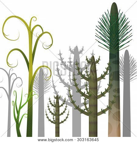Prehistoric Plants Vector & Photo (Free Trial) | Bigstock
