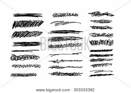 Pen Underline Sketch Vector & Photo (Free Trial) | Bigstock