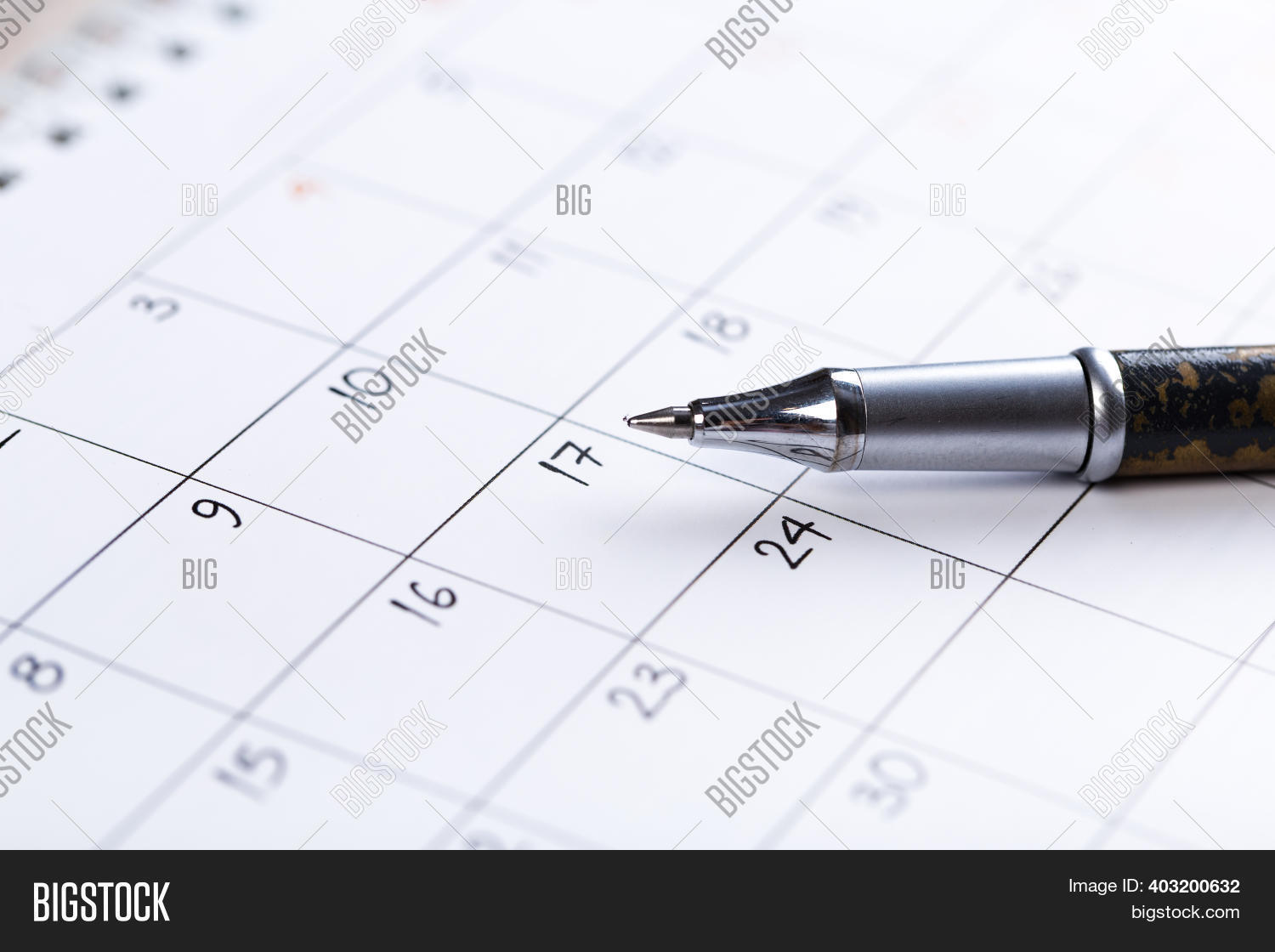 White Calendar Page Image & Photo (Free Trial) | Bigstock