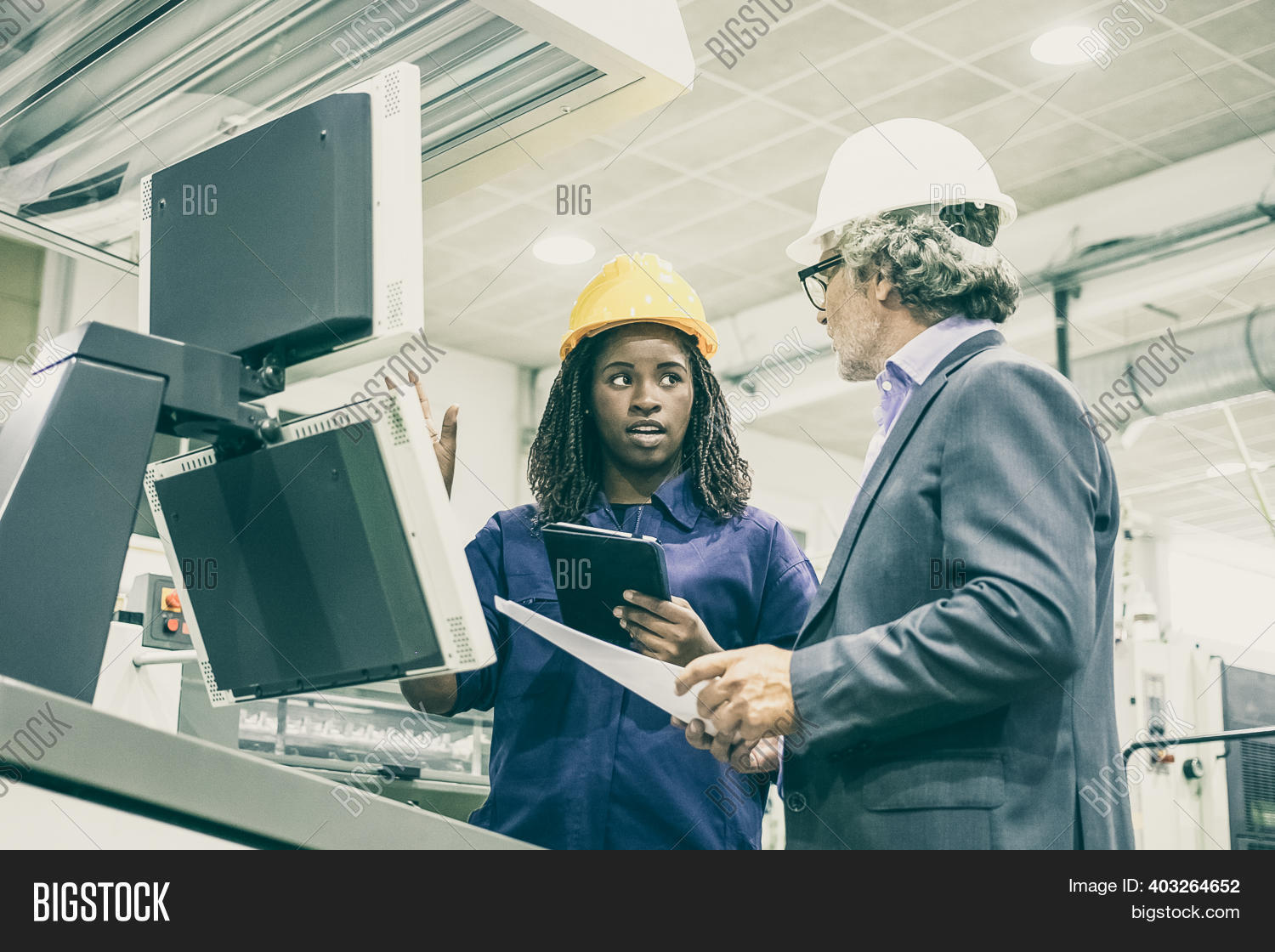 Black Female Factory Image & Photo (Free Trial) | Bigstock