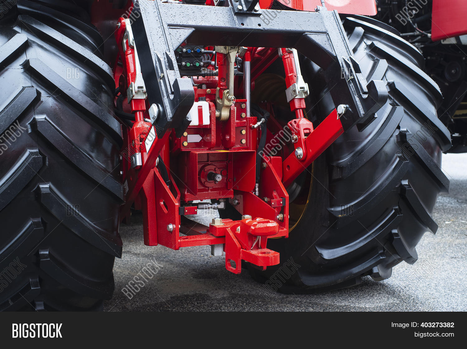 Red Tractor.elements Image & Photo (Free Trial) | Bigstock