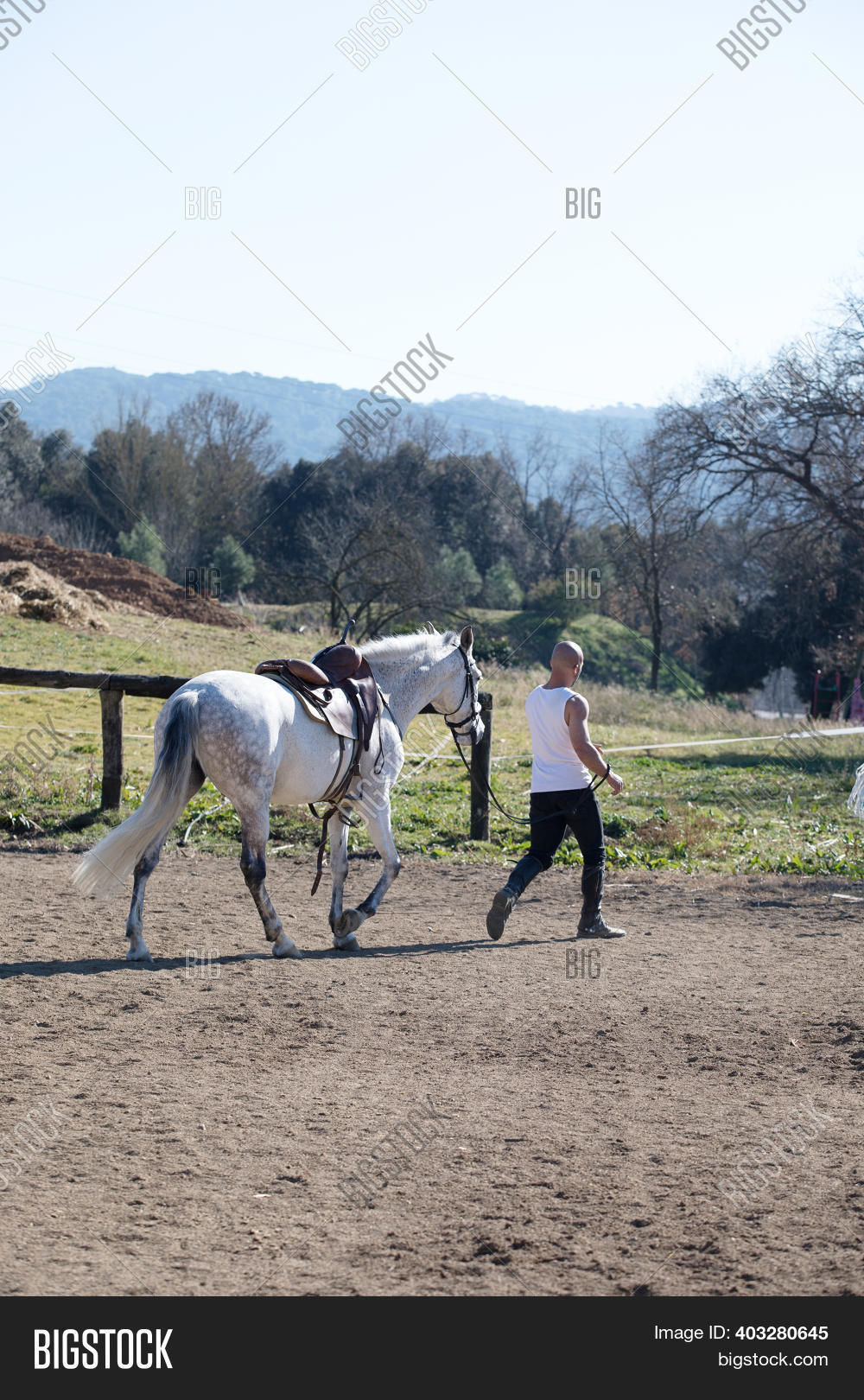 Rear View Bald Cowboy Image & Photo (Free Trial) | Bigstock