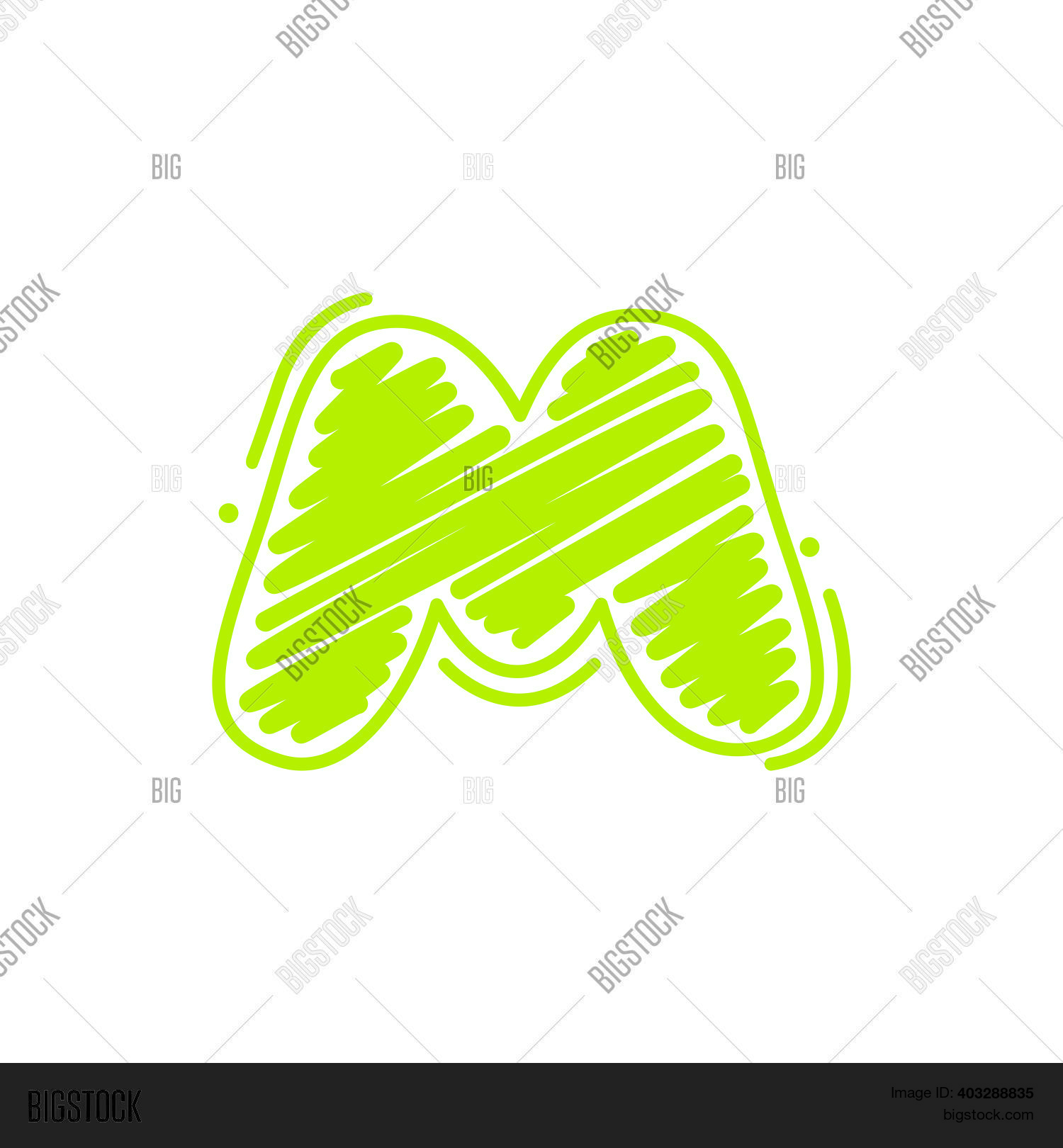 M Letter Logo Vector & Photo (Free Trial) | Bigstock
