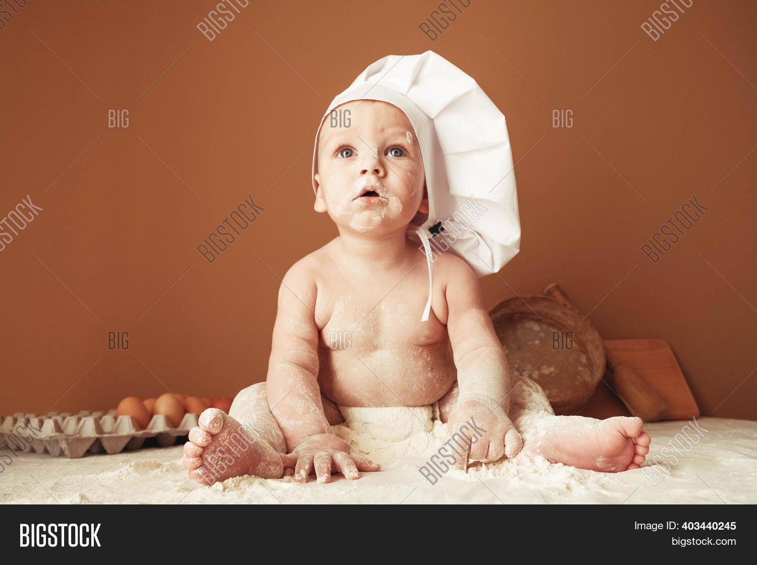 Little Boy Baker Chef' Image & Photo (Free Trial) | Bigstock