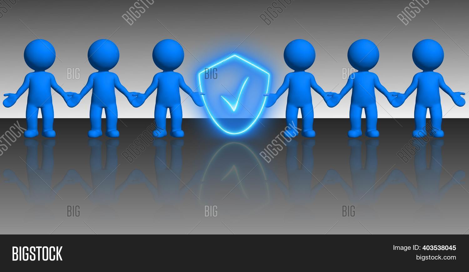 Safety Sign - Line 3d Image & Photo (Free Trial) | Bigstock