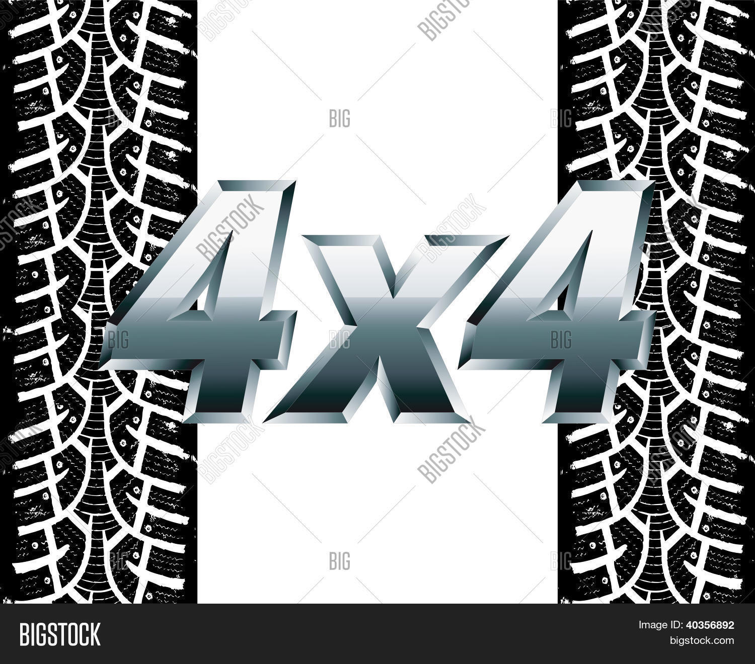 4X4 Logo Vector & Photo (Free Trial) | Bigstock