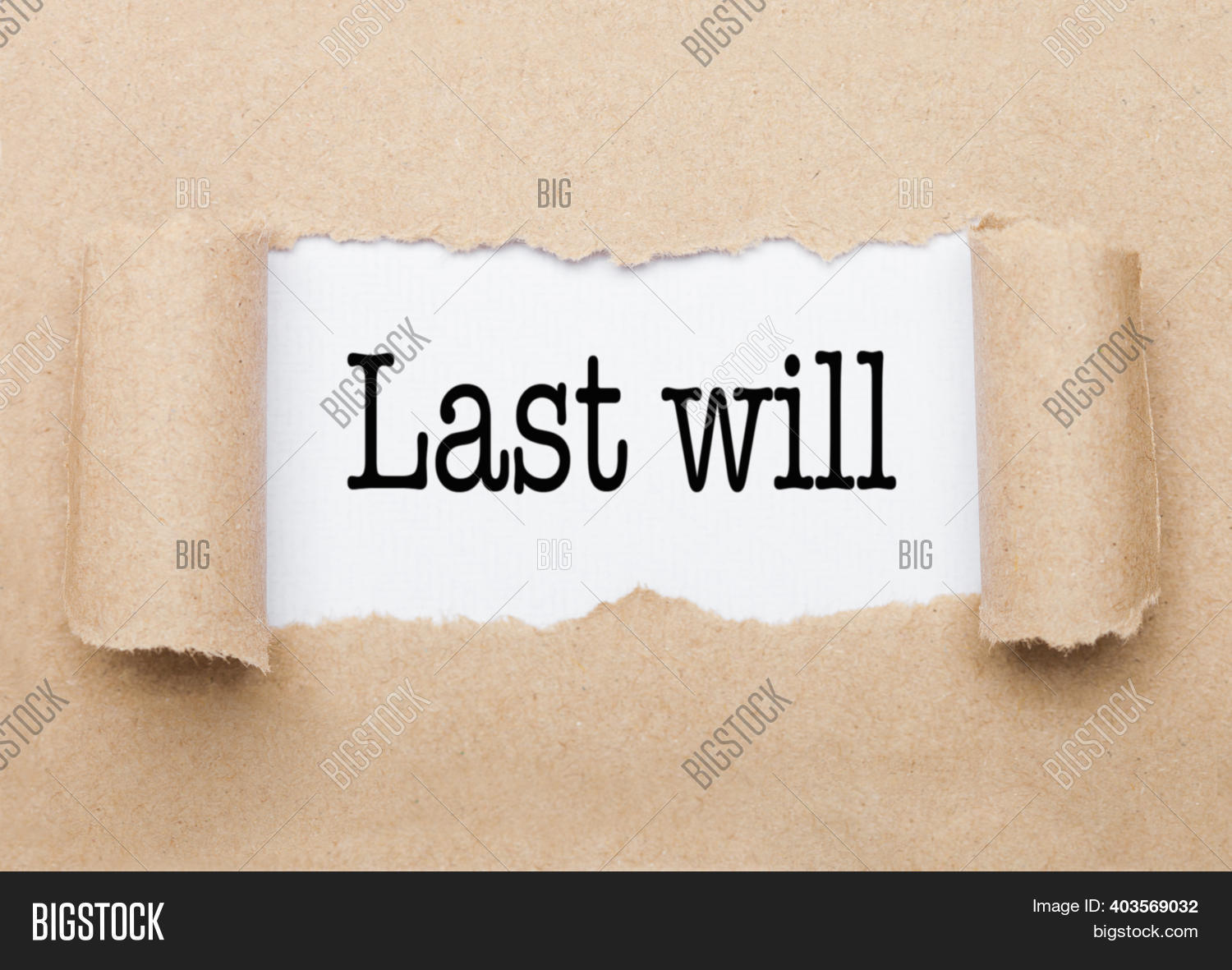 Last Will Concept Text Image & Photo (Free Trial) | Bigstock